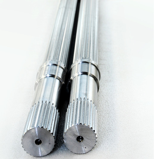 HRC44 Hardness Involute Spline Shaft, Plastik Extruder Parts Stabil Kinerja